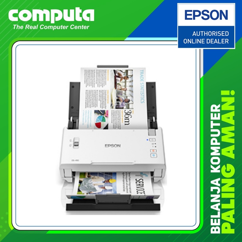 Jual Epson WorkForce DS-410 A4 Duplex Sheet-fed Document Scanner ...