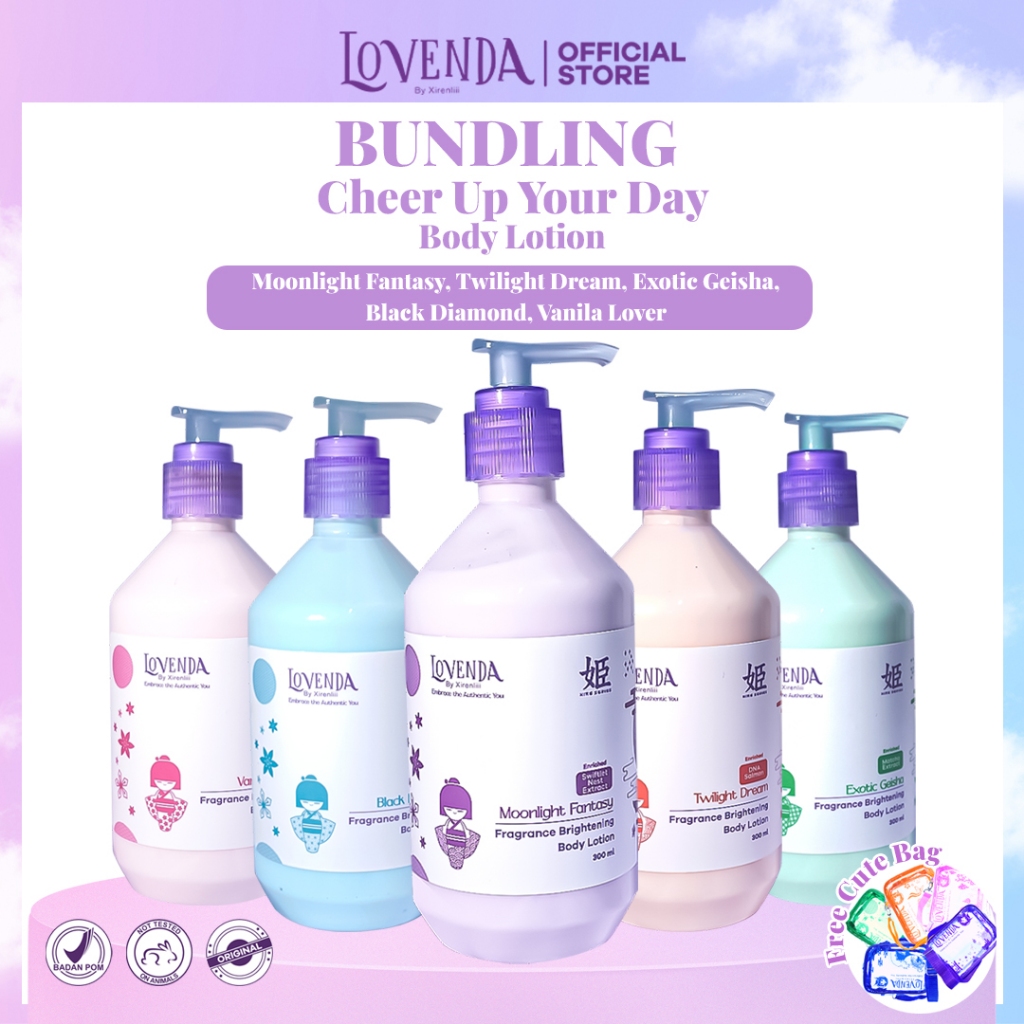 Jual Lovenda Body Lotion Bundling Cheer Up Your Day Series - 5 pcs ...