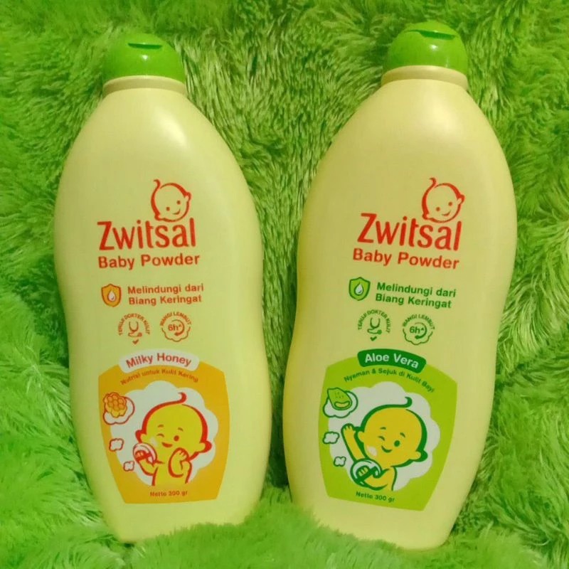 Jual Zwitsal Natural Baby Powder With Rich / Milk & Honey / Aloe Vera ...