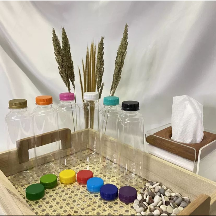 Jual HSM - (1pcs) [PACKING DUS] Botol Plastik Almond 250 ml / Botol ...