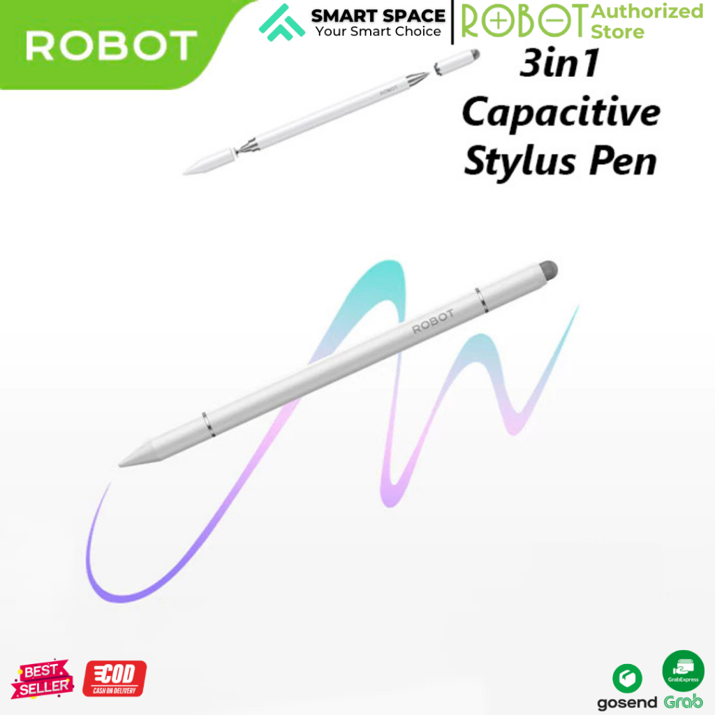 Jual ROBOT RSP03 3in1 Universal Capacitive Stylus Pen Pulpen for ...