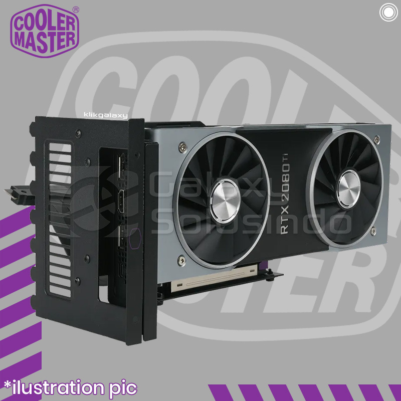 Jual COOLER MASTER Universal Vertical GPU Holder Kit V2 | Shopee Indonesia