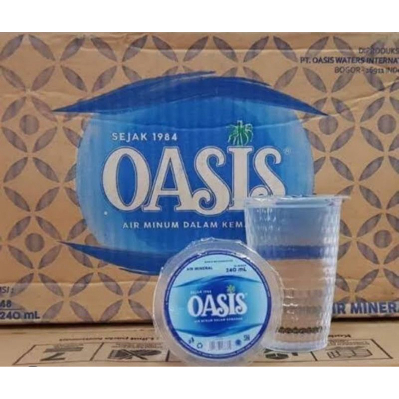 Jual Oasis 220ml (1dus isi 48cup) | Shopee Indonesia