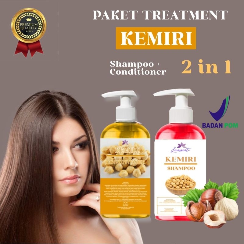 Jual Paket shampo Conditioner kemiri bakar asli penyubur penebal Rambut ...