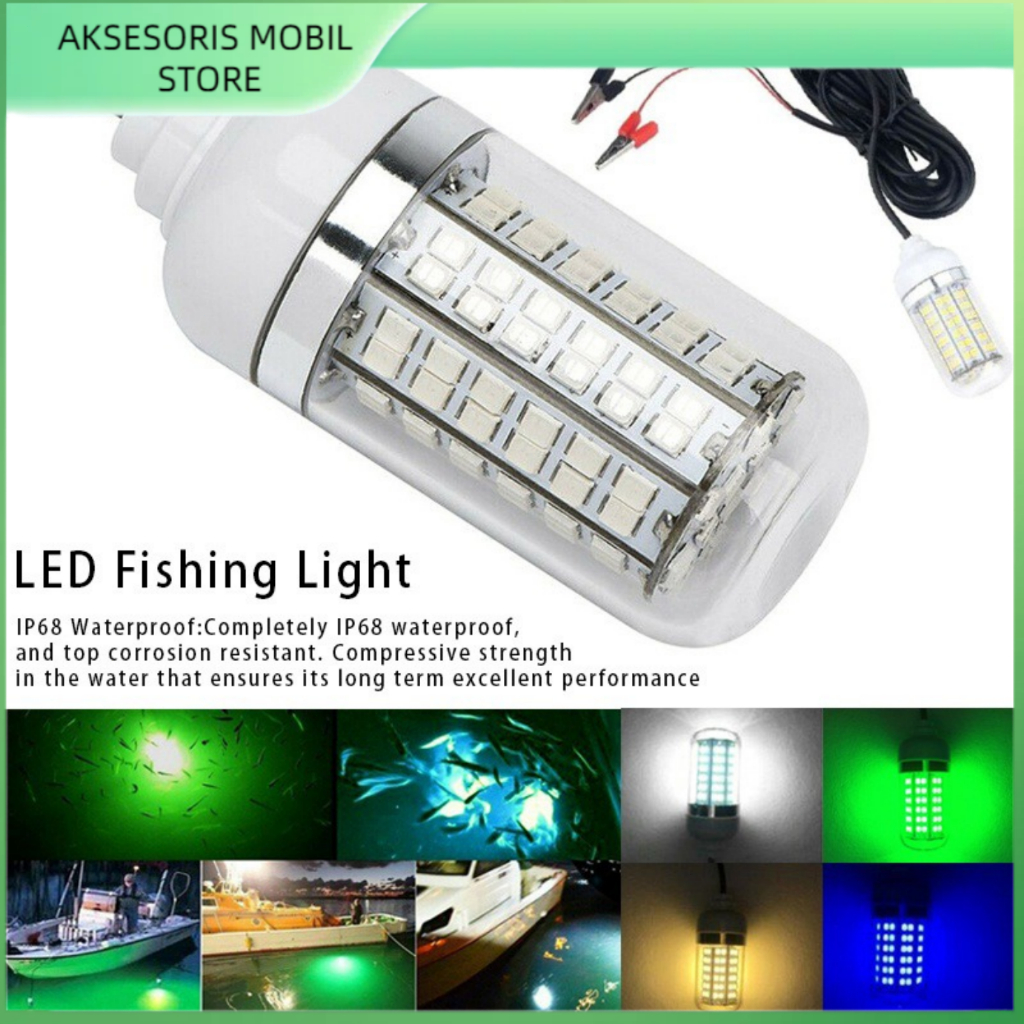 Jual Lampu bawah air Persediaan Menarik Ikan Lampu LED Dalam Air Umpan ...
