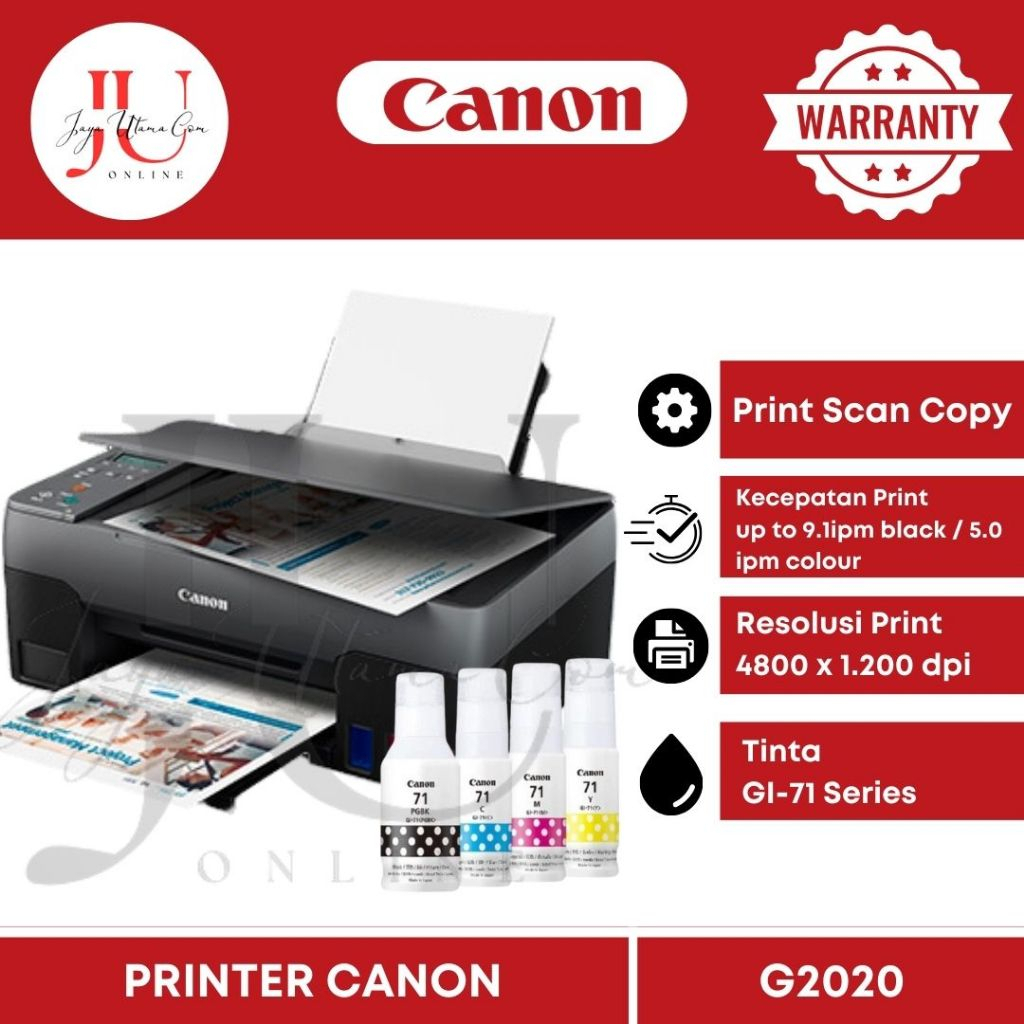 Jual Canon Printer G2020 / Canon Pixma G 2020 Original (Print,Scan,Copy ...