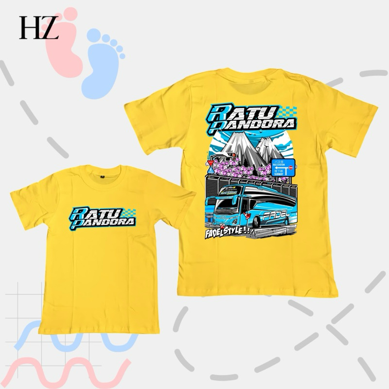 Jual Kaos Bus anak Ratu Pandora - Usia 1th - 10th - Free Sticker ...