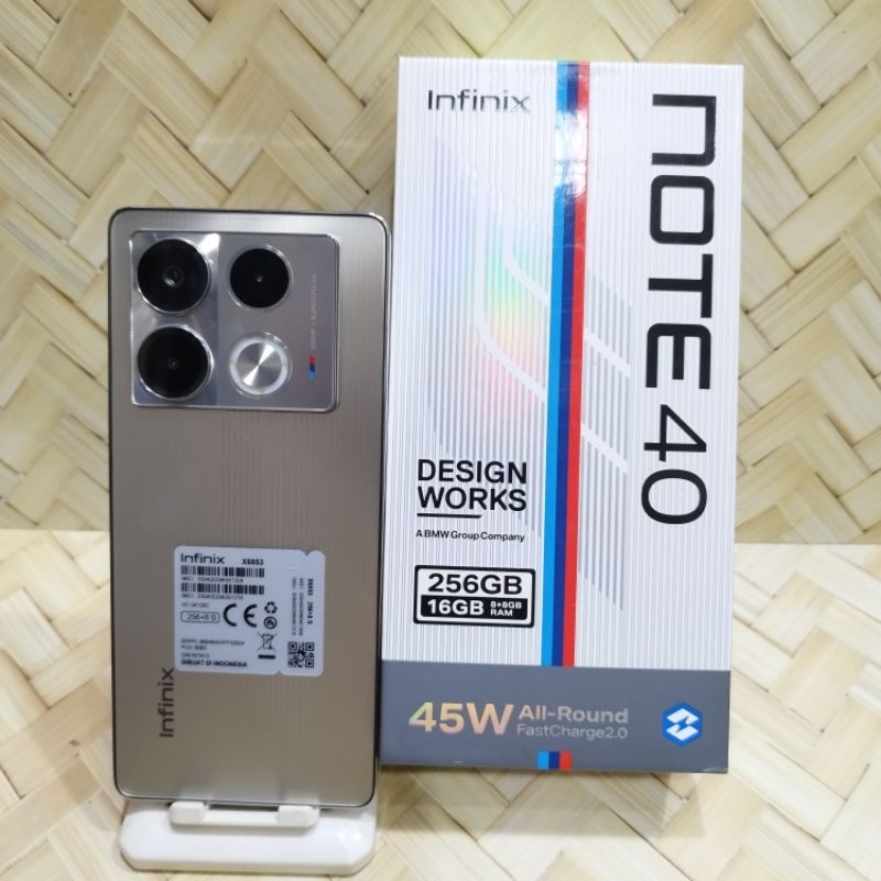 Jual Infinix Note 40 BMW 8/256GB Handphone second fullset original ...