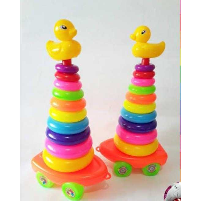 Jual Mainan Edukasi Anak Ring Donat / Donat Susun | Shopee Indonesia