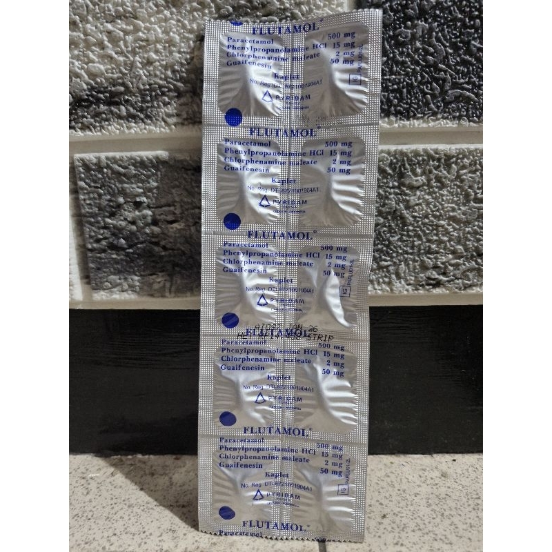 Jual FLUTAMOL STRIP ISI 10 KAPLET - Obat Demam, Pilek dan Batuk ...