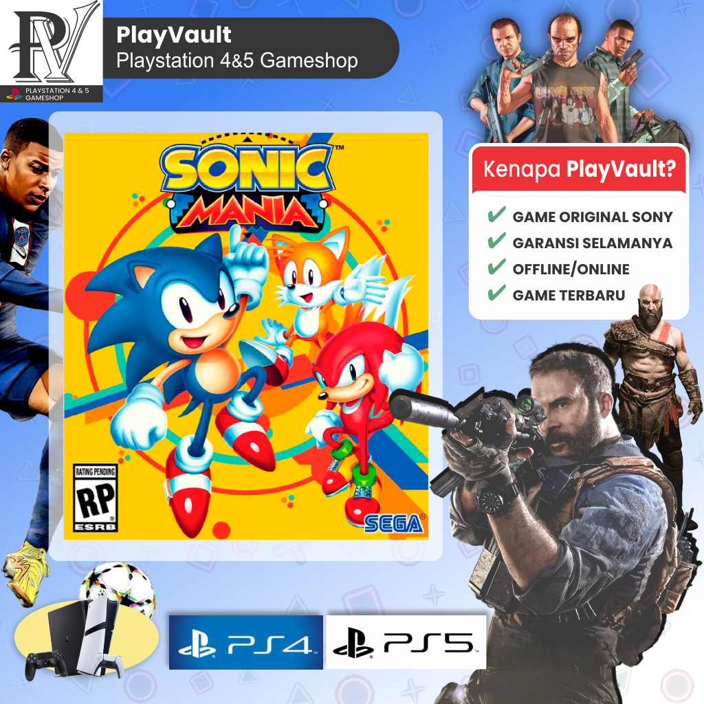Jual Sonic Mania PS4 PS5 | Shopee Indonesia