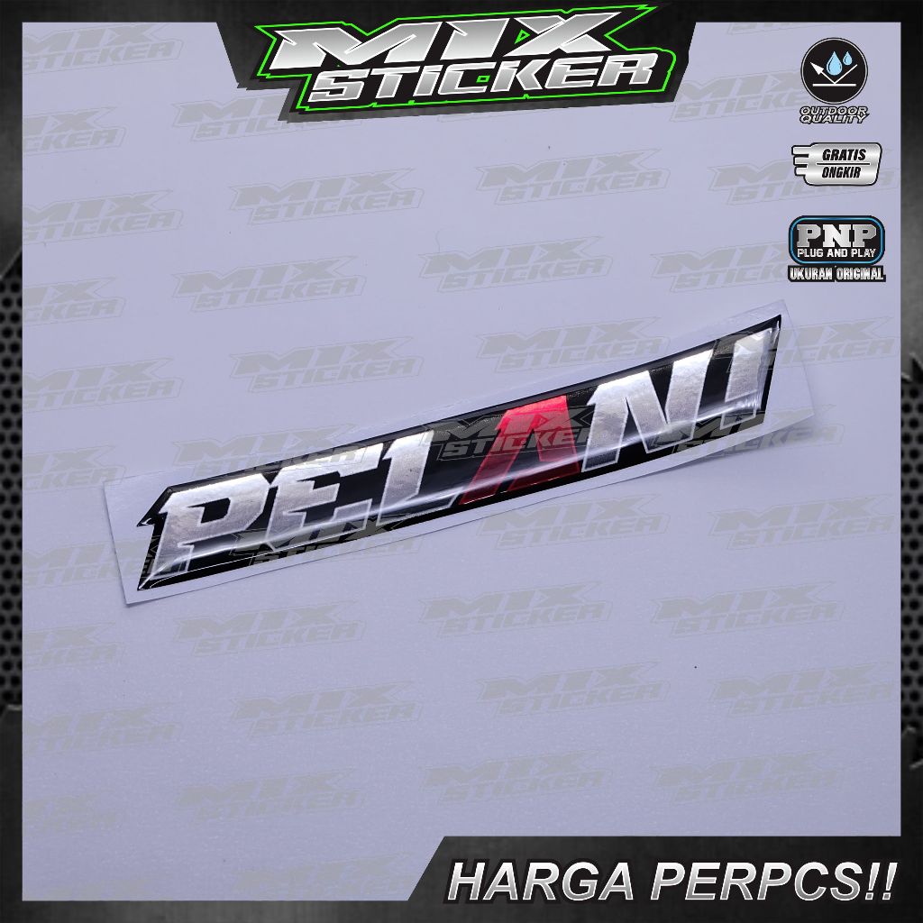 Jual Emblem pelan / emblem timbul pelan / sticker pelan / stiker logo ...