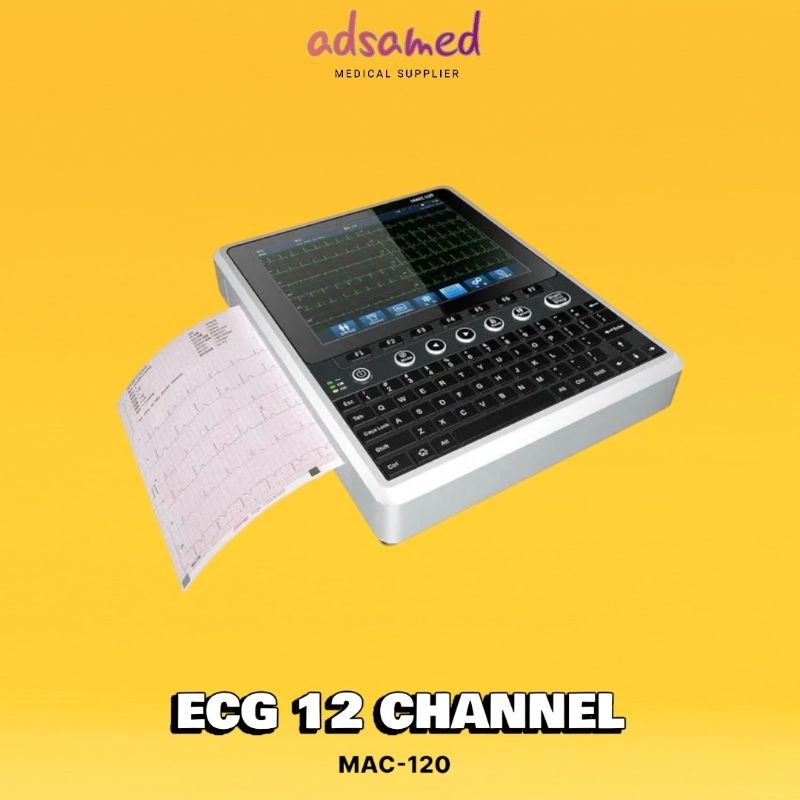 Jual ECG 12 CHANNEL MAC-120 - EKG 12 CHANNEL TOUCHSCREEN | Shopee Indonesia