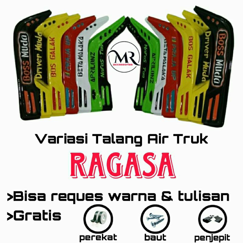 Jual 1 SET (2 PCS) TALANG AIR PINTU TRUK RAGASA / COLT DIESEL FE3 / FE4 ...