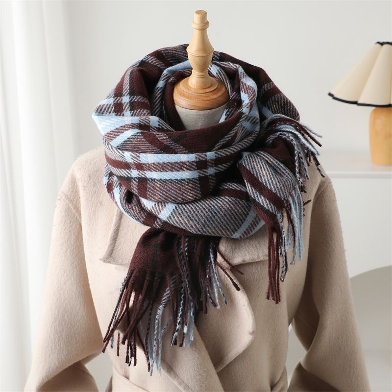 Jual Syal Winter Scarf Cashmere Fashion Korea Unisex SY01 | Shopee ...