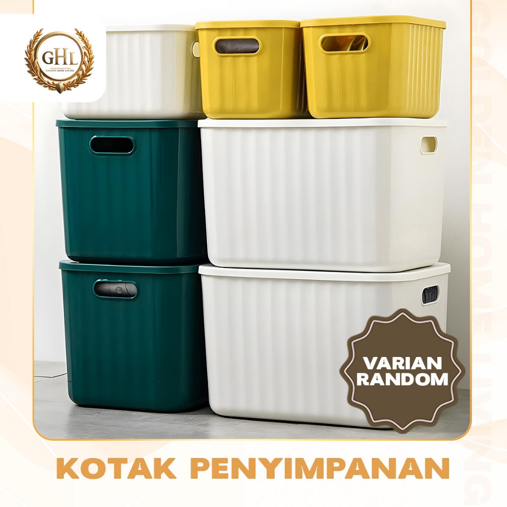 Jual Ghl- Kotak Penyimpanan Plastik Tebal Kotak Organizer Pakaian ...