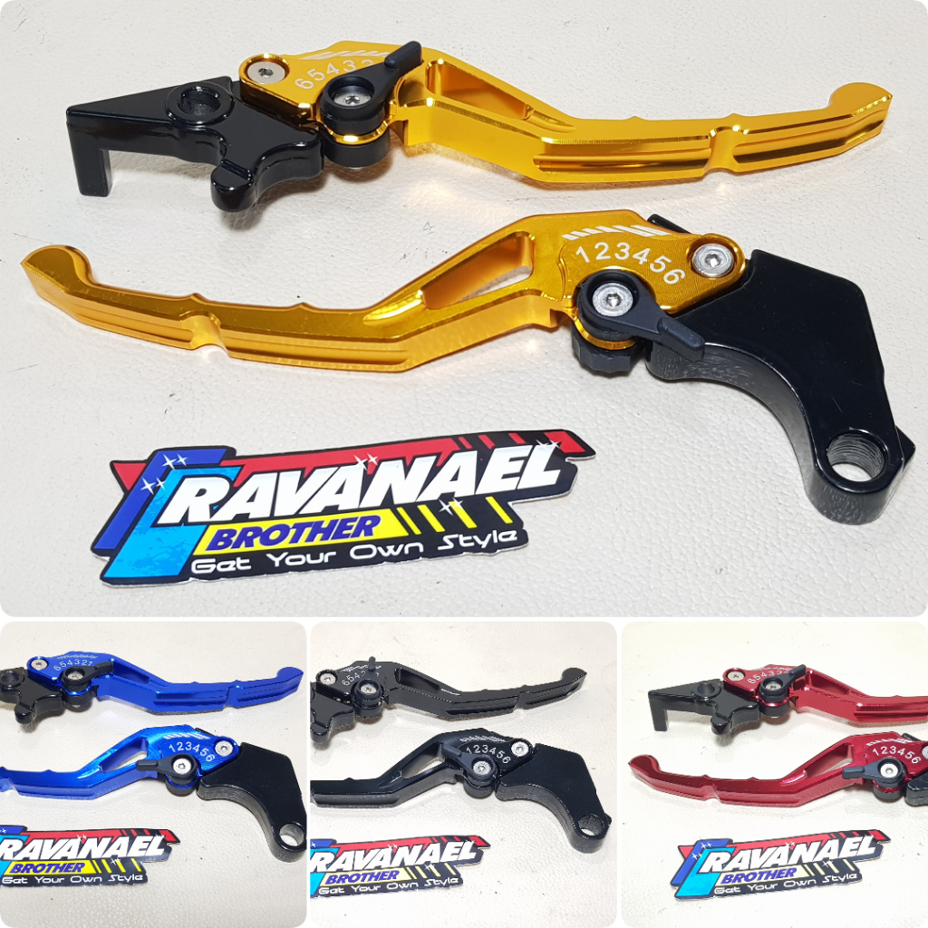 Jual Handel Handle Hendel CHA Sisik CNC Tuas Rem + Kopling Honda Tiger ...