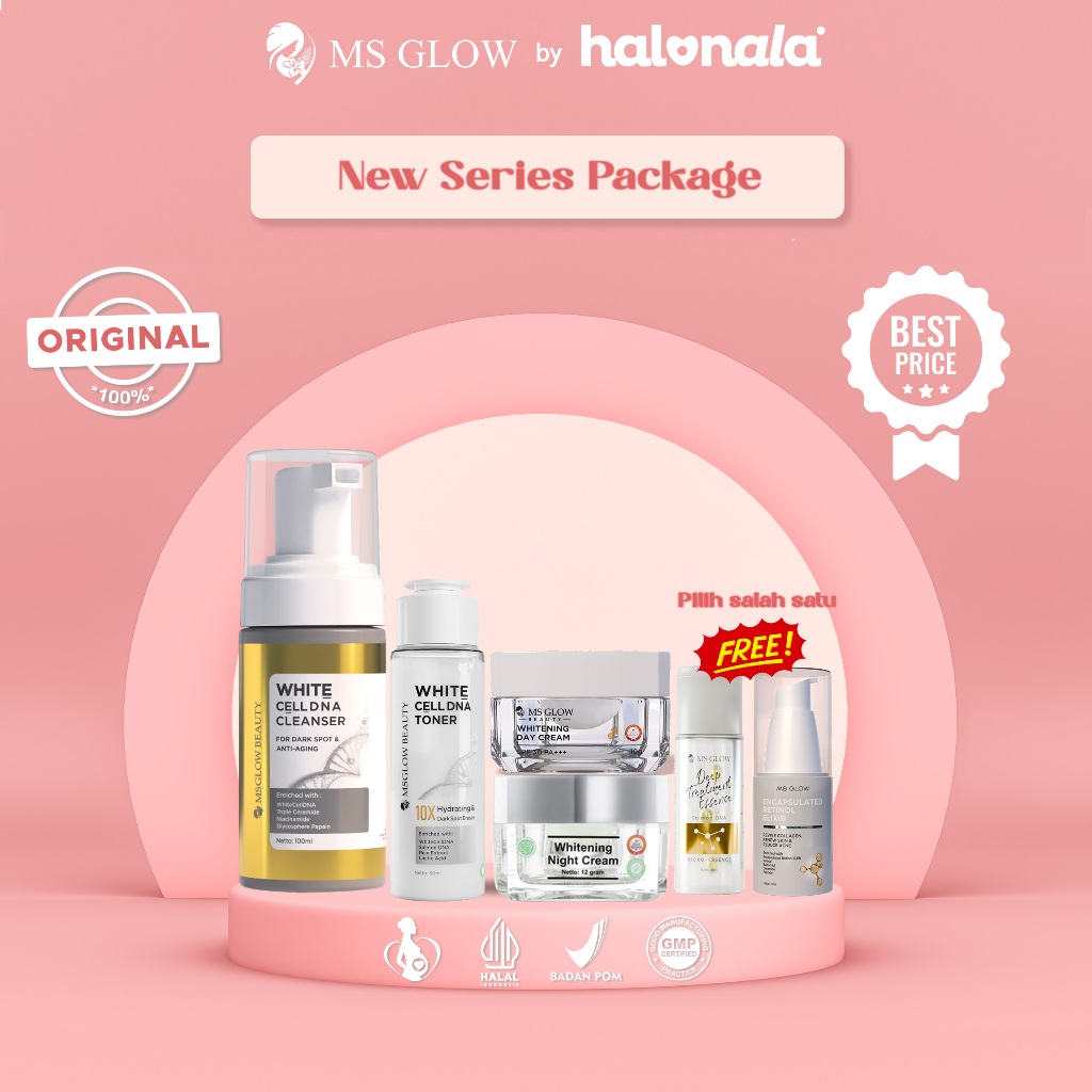 Jual MS GLOW - New Series Package Paket Wajah (Free DTE/Retinol ...