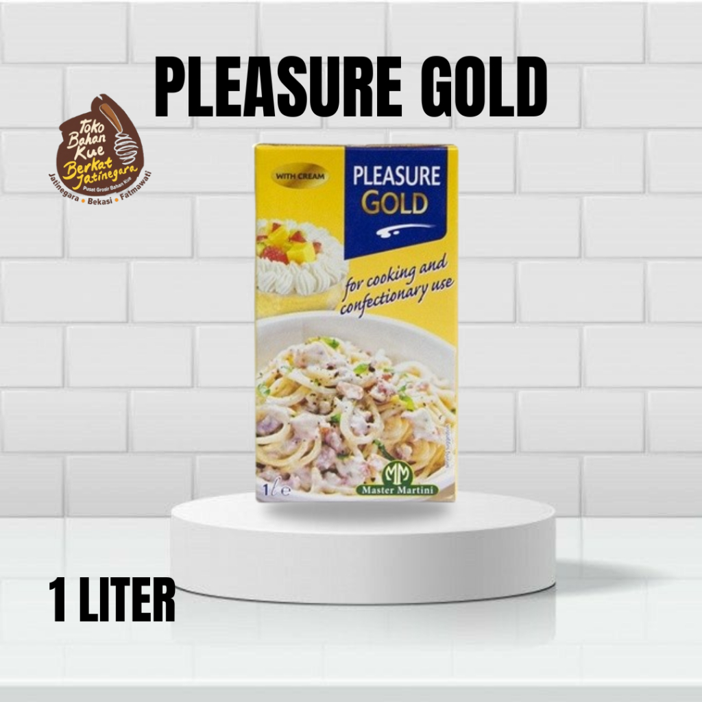 Jual PLEASURE GOLD COOKING CREAM / PLEASURE GOLD UKURAN 1 LITER ...