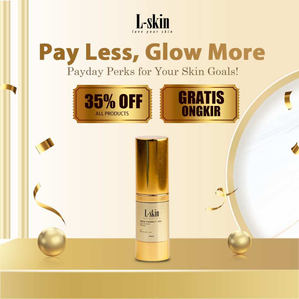 Jual Lskin Serum Vitamin C _ Serum pemutih dan menutrisi Kulit | Shopee ...