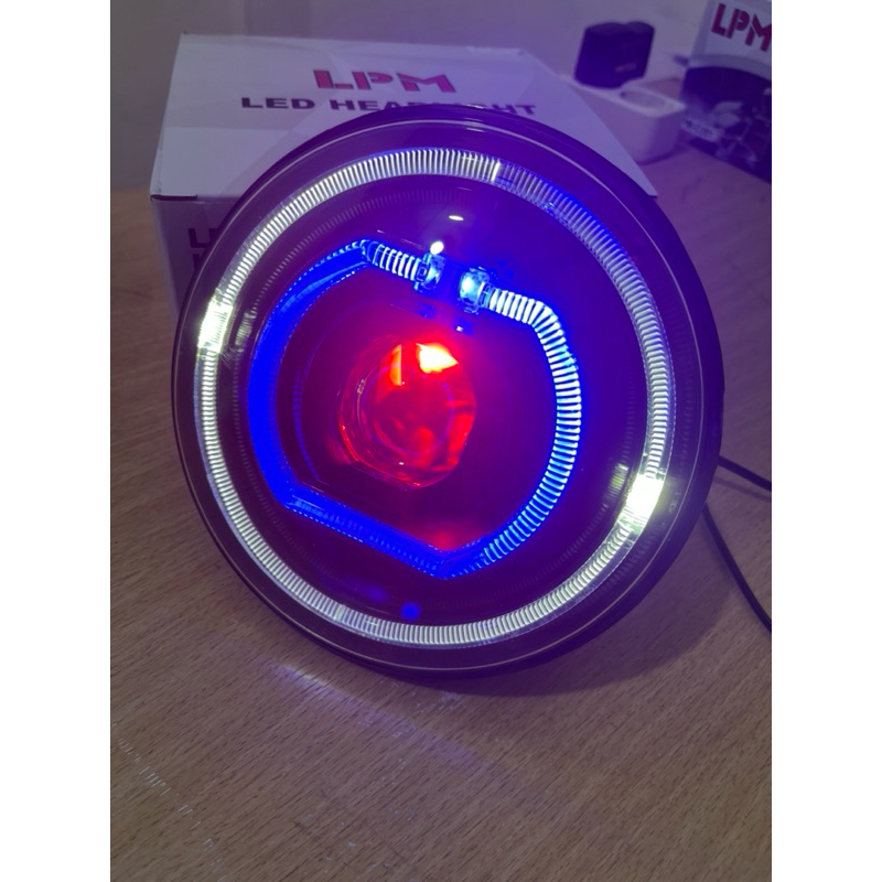 Jual LAMPU LED PROJECTOR BILED 7 INC-5.75 INC LAMPU UTAMA LPM BILED ...