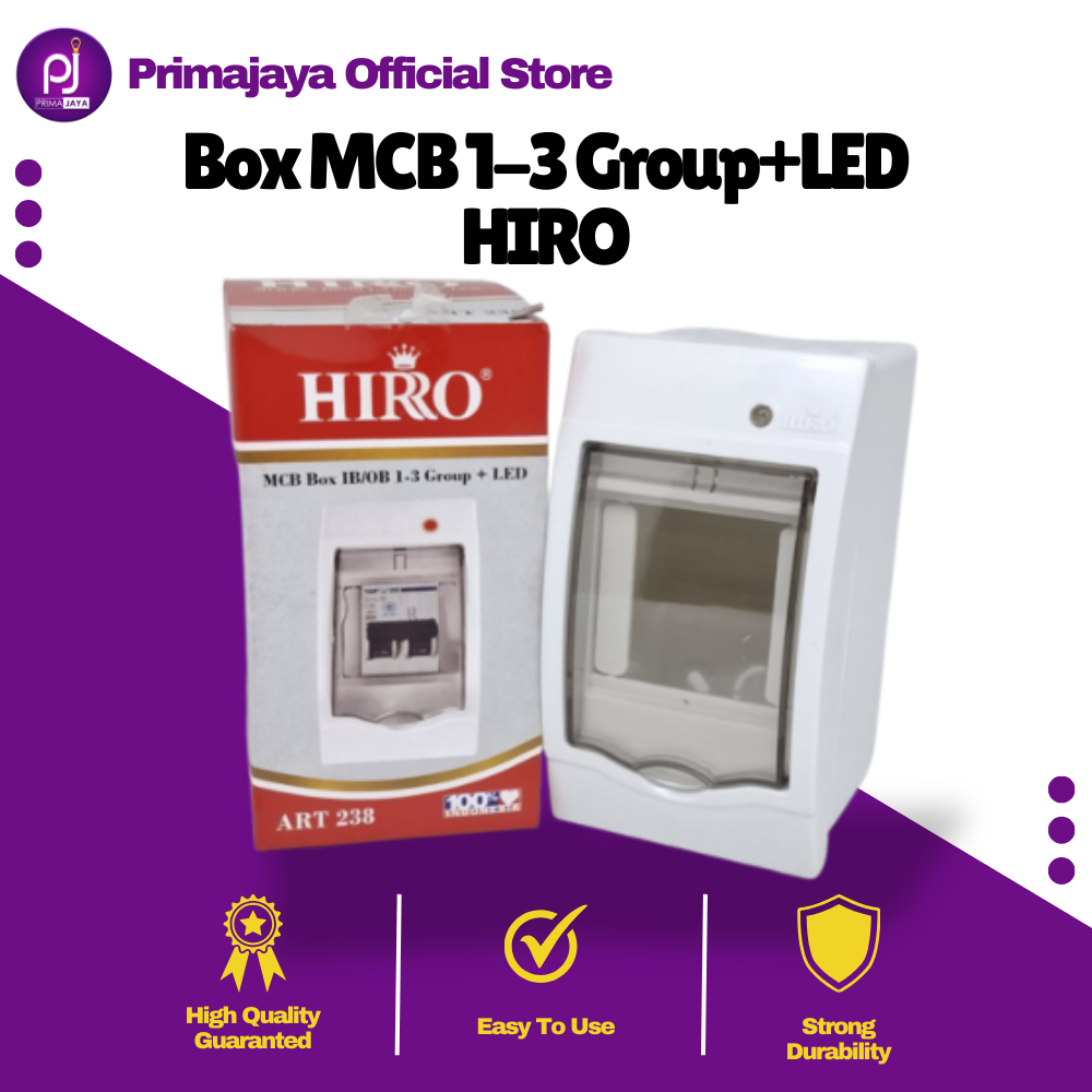 Jual Box Cover Kotak Tempat MCB Isi 1 - 3 Group Single SNI Indikator LED OB IB Outbow Inbow ...