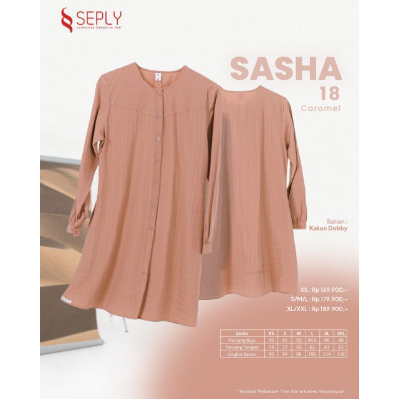 Jual ATASAN SASHA 18 SEPLY ATASAN KEKINIAN KONDANGAN SIMPLE OOTD ...