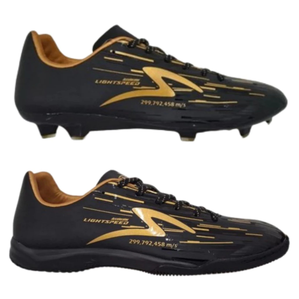 Jual Sepatu Specs Lightspeed Reborn (Black Pale Gold) | Shopee Indonesia