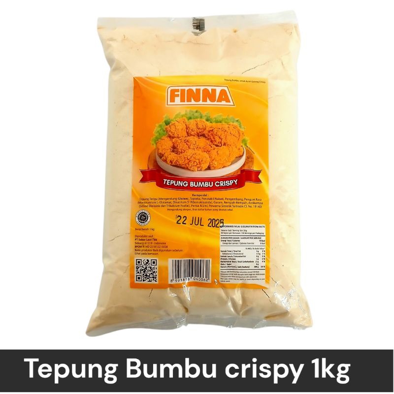 Jual Finna Tepung Bumbu Crispy 1kg | Shopee Indonesia