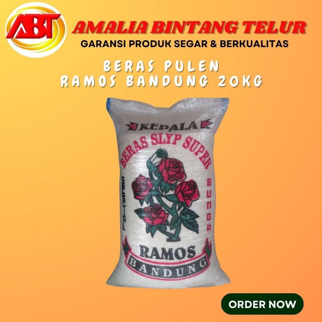 Jual ABT - Beras Pulen Ramos Bandung 20kg | Shopee Indonesia