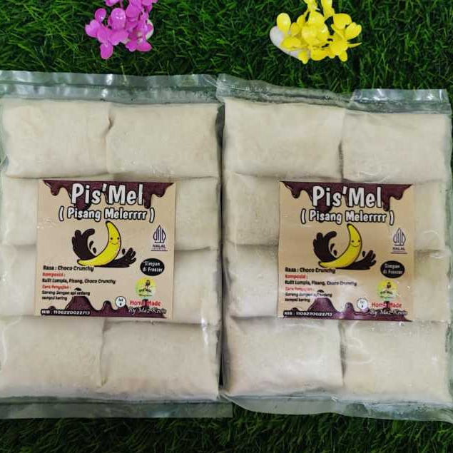 Jual piscok pisang coklat meler isi choco crunchy asli enak | Shopee ...