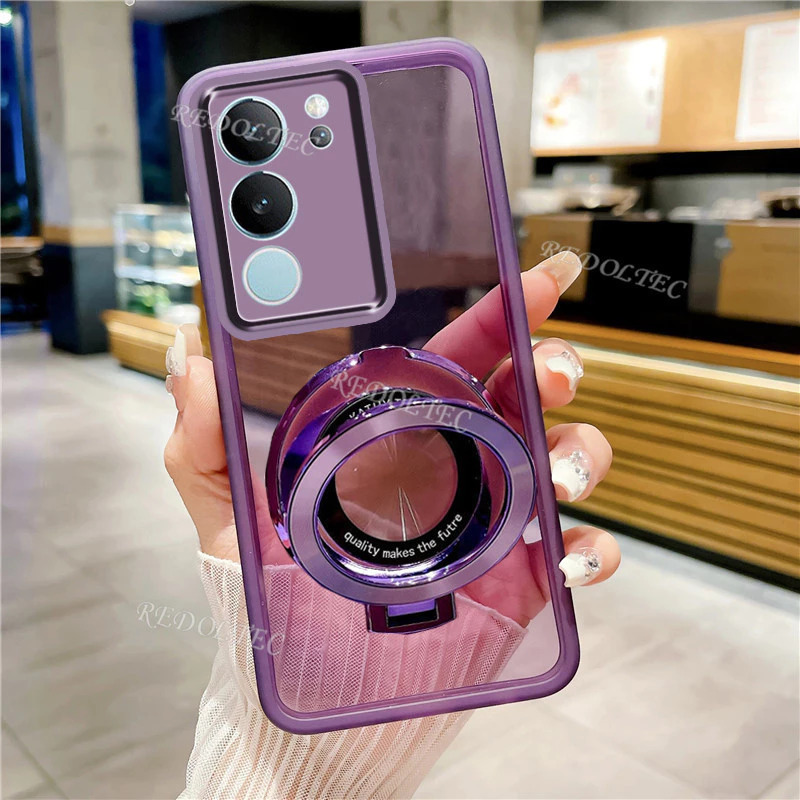 Jual Case VIVO V29 5G Soft Case TPU Candy New Design Magnetic Stand ...
