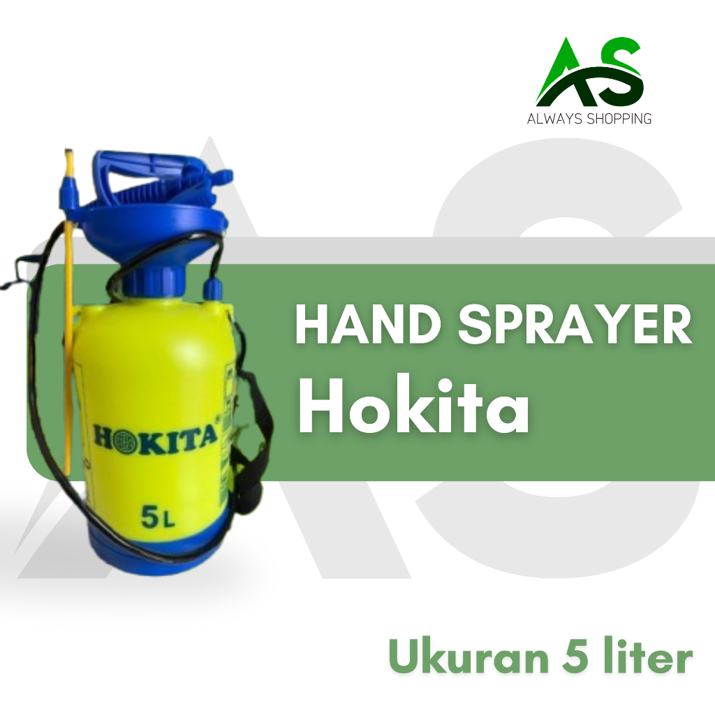 Jual Sprayer Manual Hokita 5 Liter alat semprot hama & tangki semprot ...