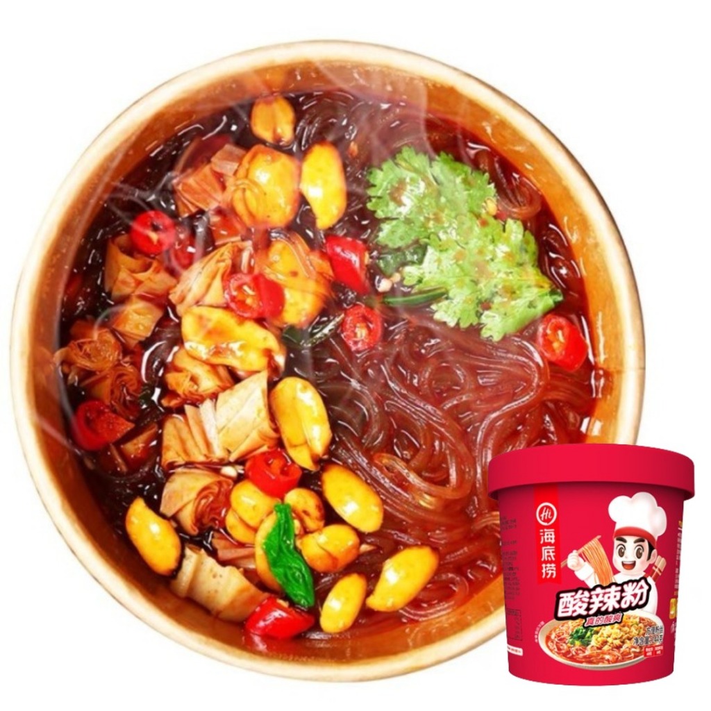 Jual Haidilao instant cup bihun/bihun instant/cup noodle/suan la fen ...