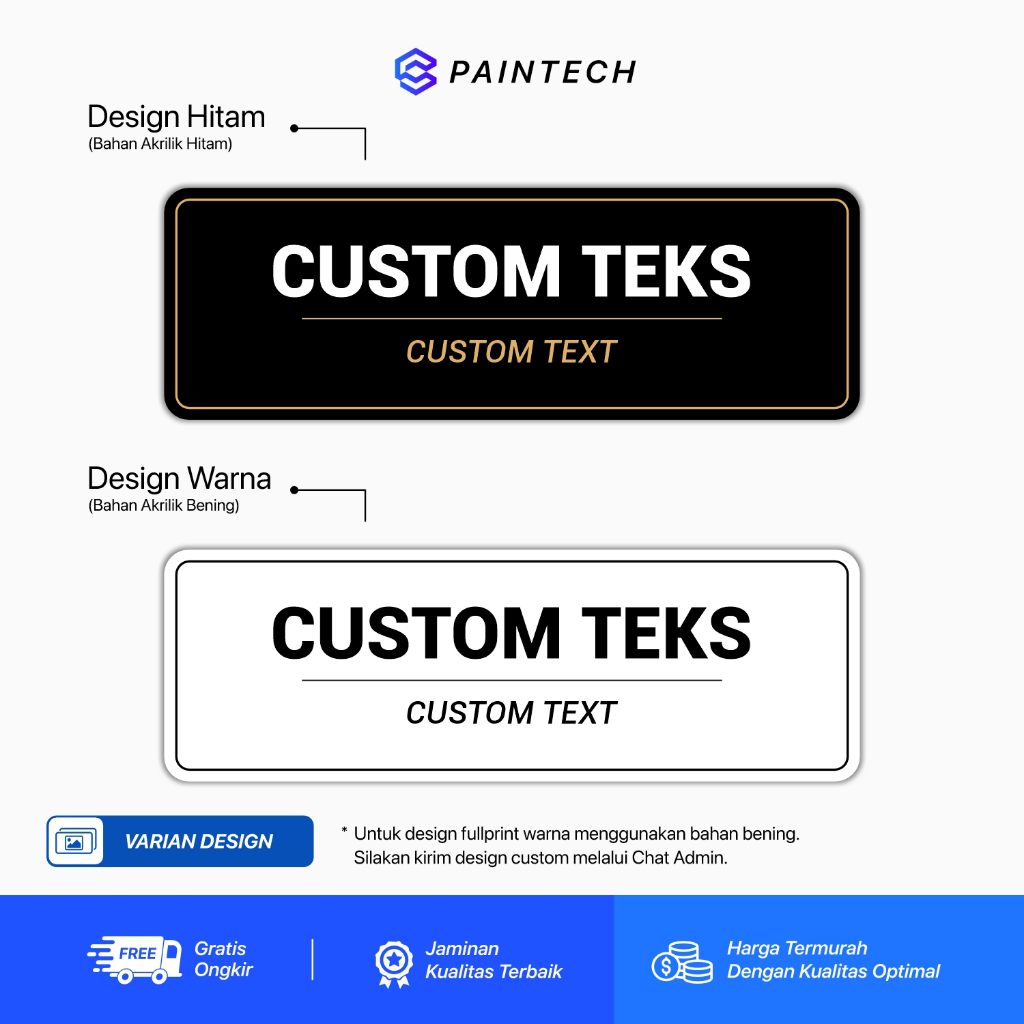 Jual Custom Acrylic Sign – Papan Nama Kantor / Signage Akrilik / Label ...