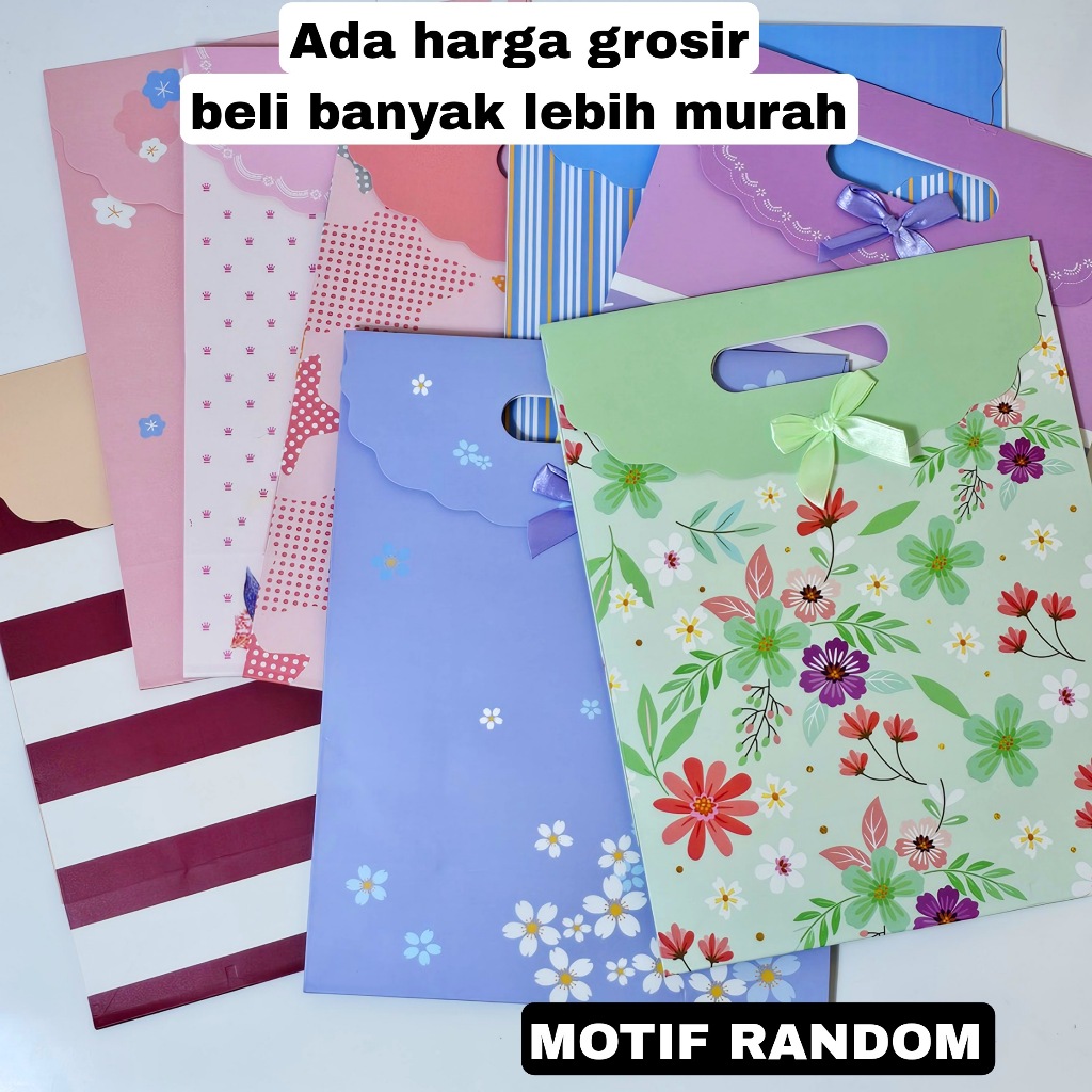 Jual SOS Paper Bag Kado FG-4(Ukuran XL)(minim 4)/Goodie Bag /Hand Bag ...