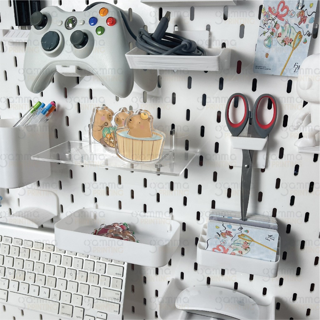 Jual Pegboard Flat Shelf SKDS Rak Tray Aksesoris Container | Shopee ...