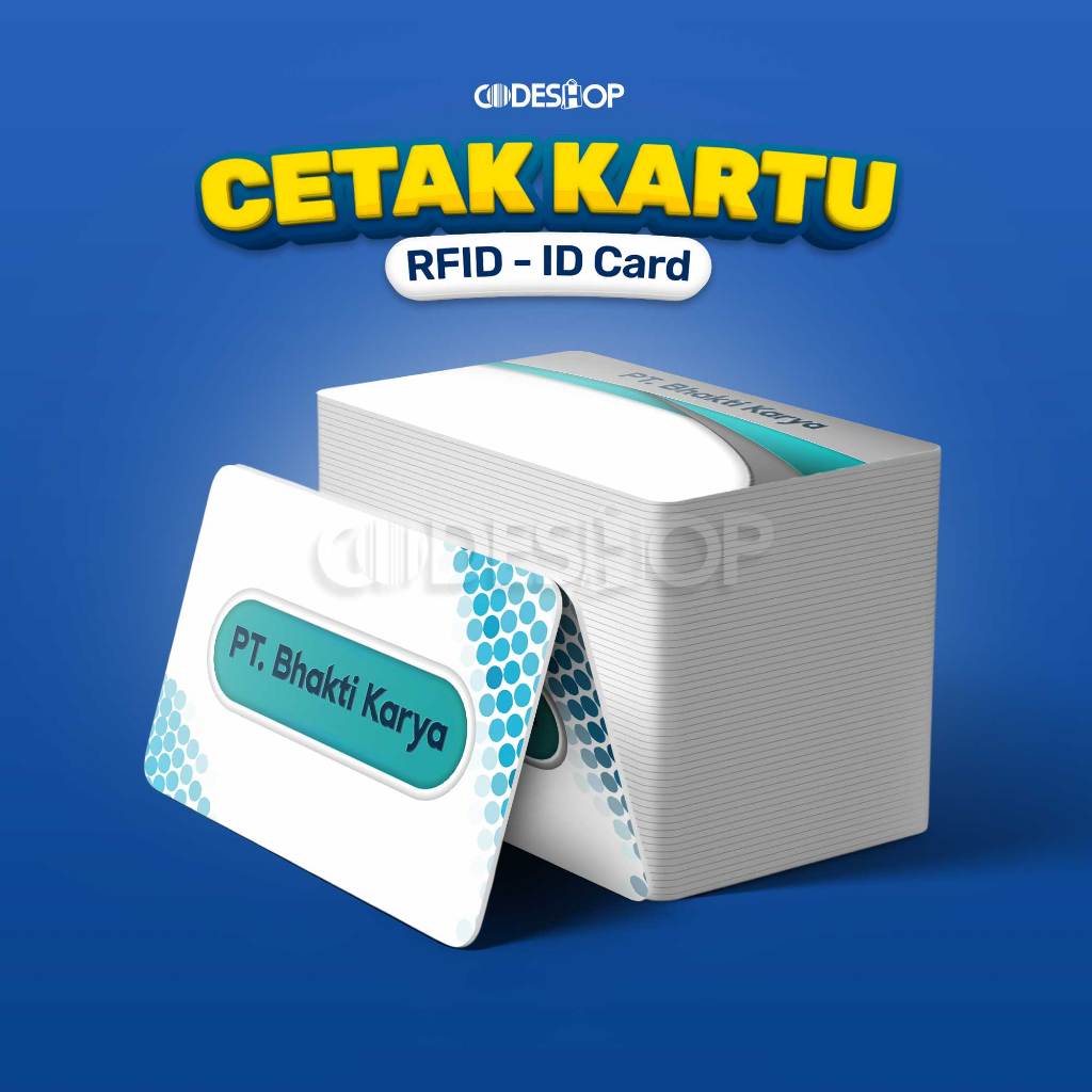 Jual Jual Cetak Custom Kartu RFID - Preprinted - Proximity & Mifare ...