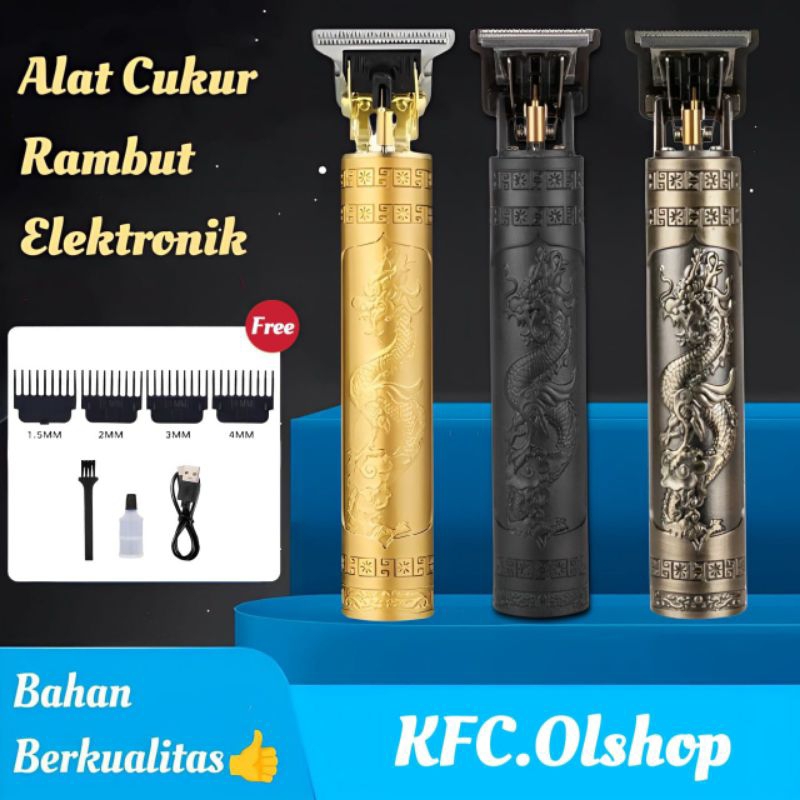 Jual Alat Cukur Elektrik Mesin Cukur Rambut Cas Profesional Hair Clipper For Man | Shopee Indonesia