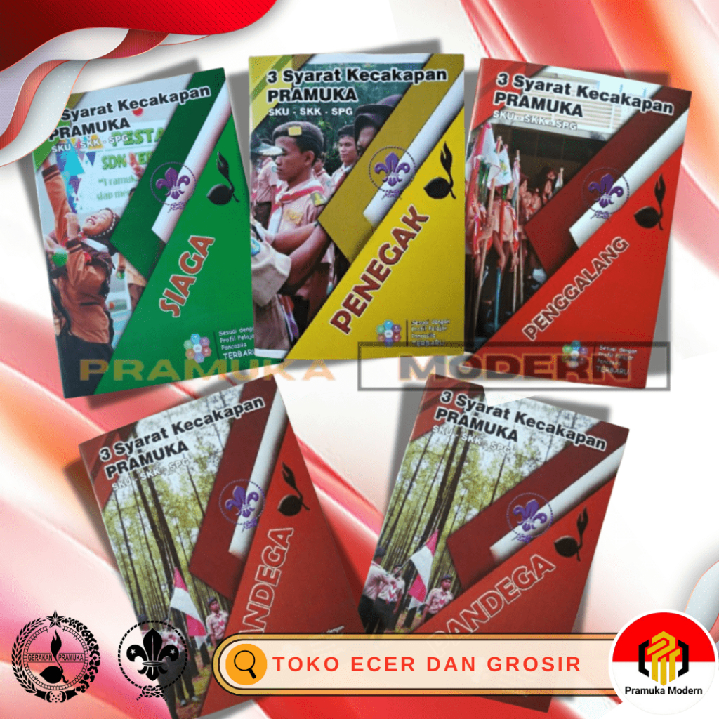 Jual Buku pramuka sku skk spg 3 in 1 SIAGA PENGGALANG PENEGAK PANDEGA 3 syarat kecakapan pramuka ...