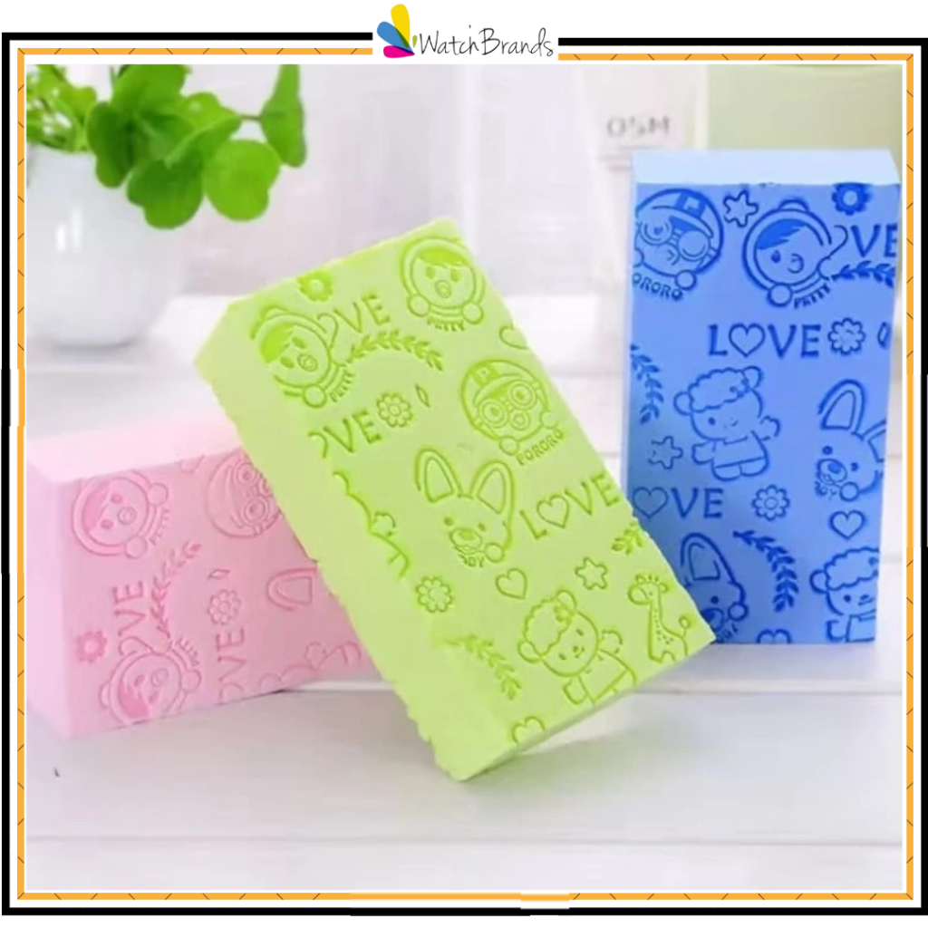 Jual WBS Spon Busa Mandi Sponge Spons Pembersih Daki Dewasa Bayi dan ...