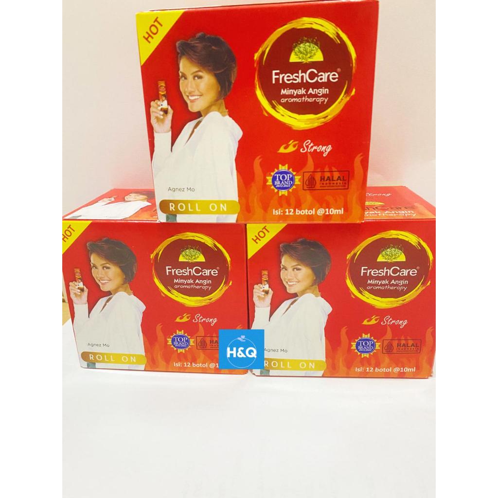 Jual FRESHCARE HOT STRONG MERAH ISI BOX/12 BOTOL @10ml | Shopee Indonesia