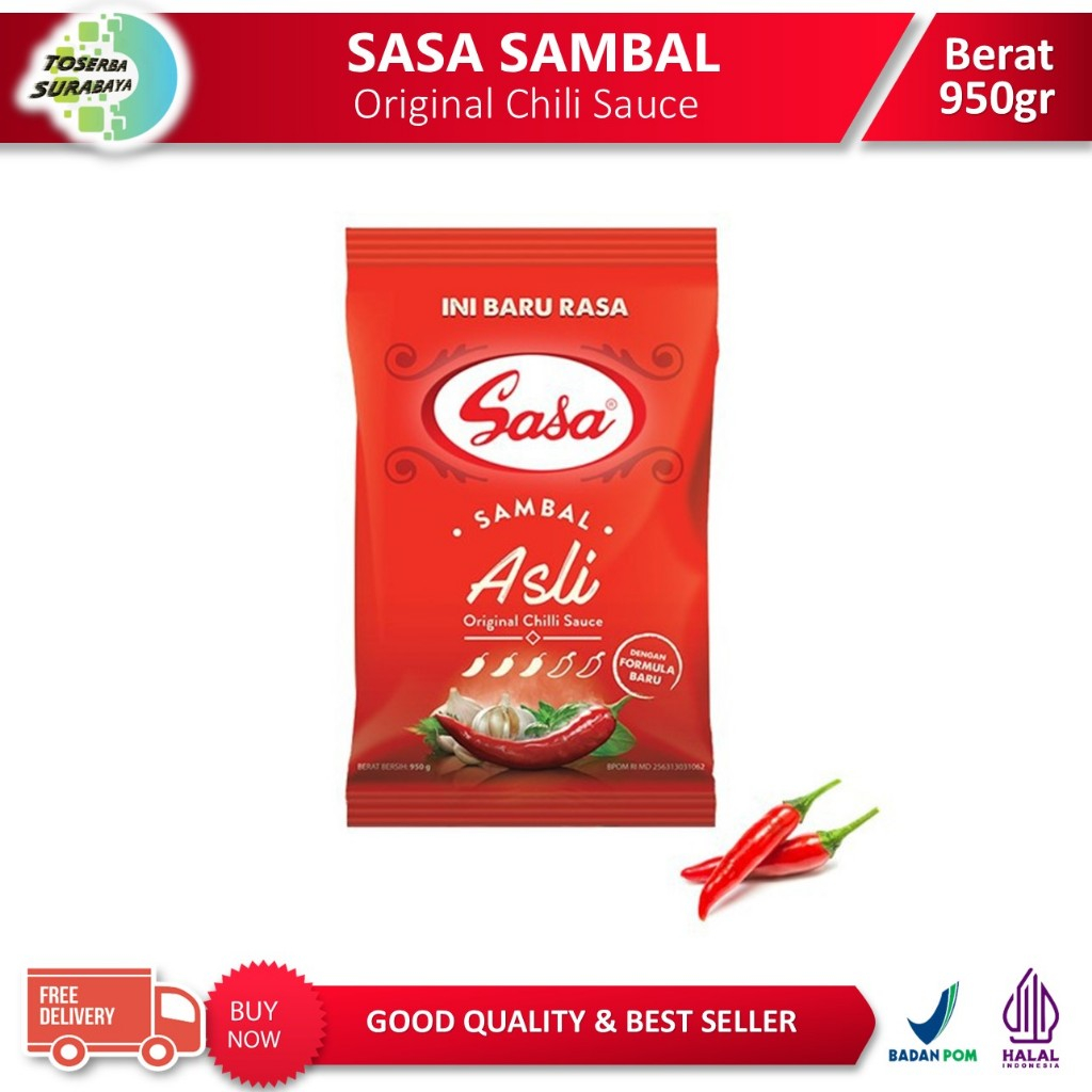 Jual SASA SAMBAL 950g / Sasa Original Chilli Sauce / Sasa Sambal Asli ...