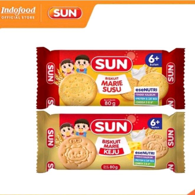 Jual Sun Biskuit Marie Susu 80g | Shopee Indonesia