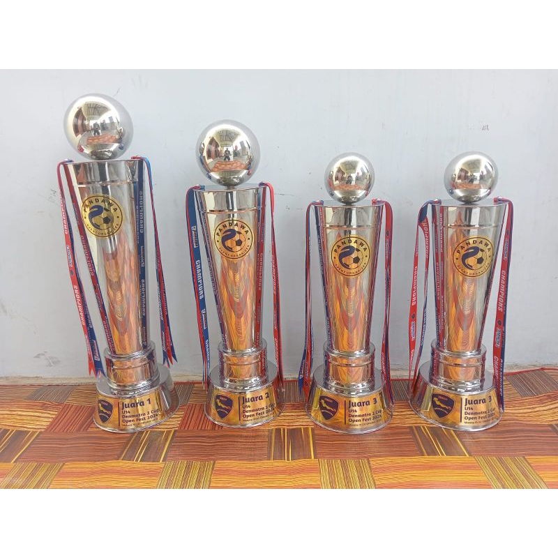 Jual Trophy piala stainless 1set 1234/Trophy piala custome stainless ...