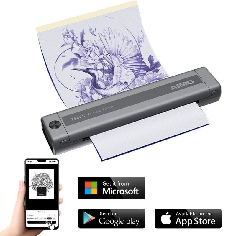 Jual Aimo T08fs Printer portable / transfer gambar | Shopee Indonesia