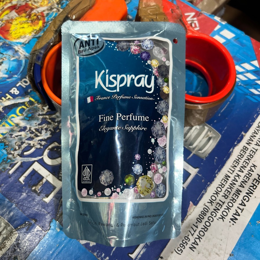 Jual Kispray Fine Perfume Elegante Sapphire Refill 200ml 200 ml - Biru ...