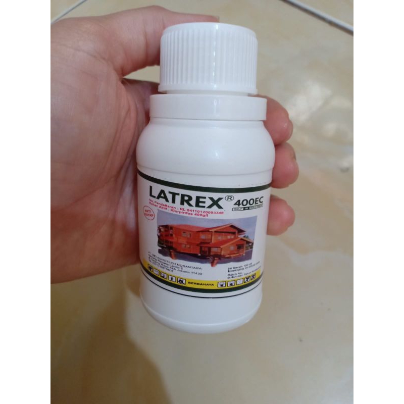 Jual OBAT RAYAP PALING AMPUH LATREX 400 EC 100ML ANTI RAYAP KAYU TANAH ...