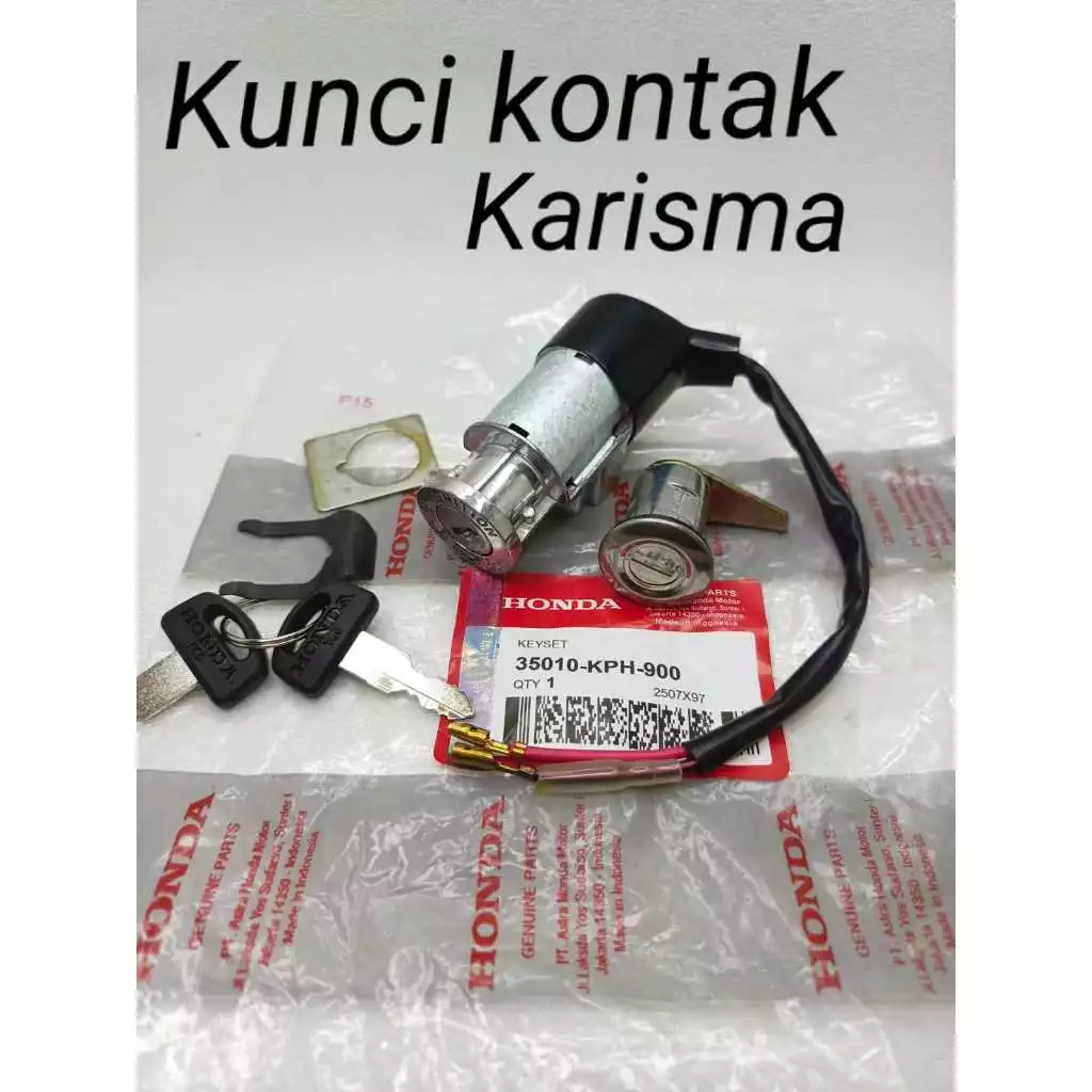 Jual ORIGINAL KUNCI KONTAK SET KUNCI JOK KHARISMA KARISMA HONDA KODE ...