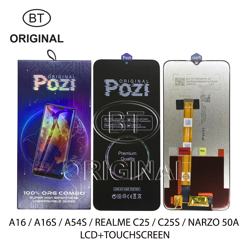 Jual LCD OPPO A16 - A16S - A54S - REALME C25 - C25S - NARZO 50A - ORIGINAL ORG POZI | Shopee ...